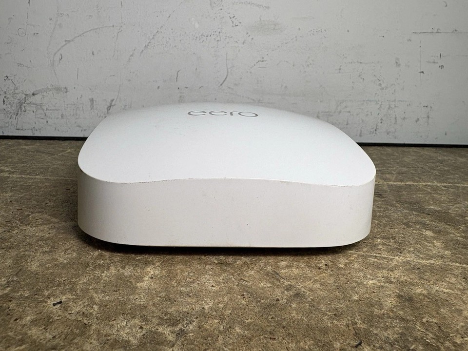eero Pro 6E Tri-Band Mesh Wi-Fi Router S010001 White No Adapter Lock ...
