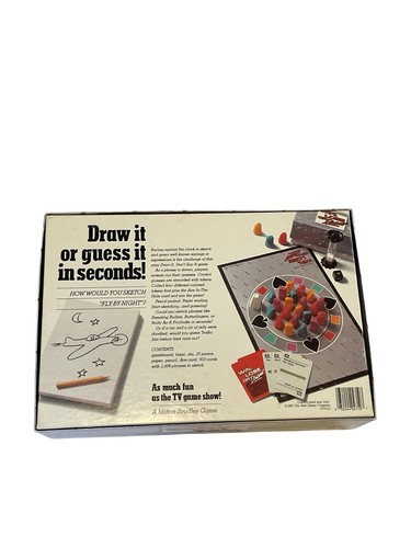 Vintage Win, Lose Or Draw Board Game The High Speed Game Of Sketching ...