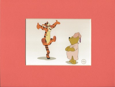 TIGGER & WINNIE THE POOH~ Mat Print~TIGGERS BOUNCE~NEW | eBay