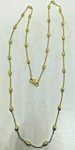Chrysos Vermeil 18kt Over Sterling Silver 24" Chain | eBay