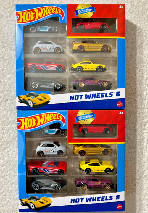 2024 HOT WHEELS 8 PACK LOT OF 2 SKYLINE / CIVIC / PORSCHE + EXCLUSIVE ...