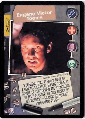 X-Files CCG Eugene Victor Tooms XF96-0136v1 | eBay