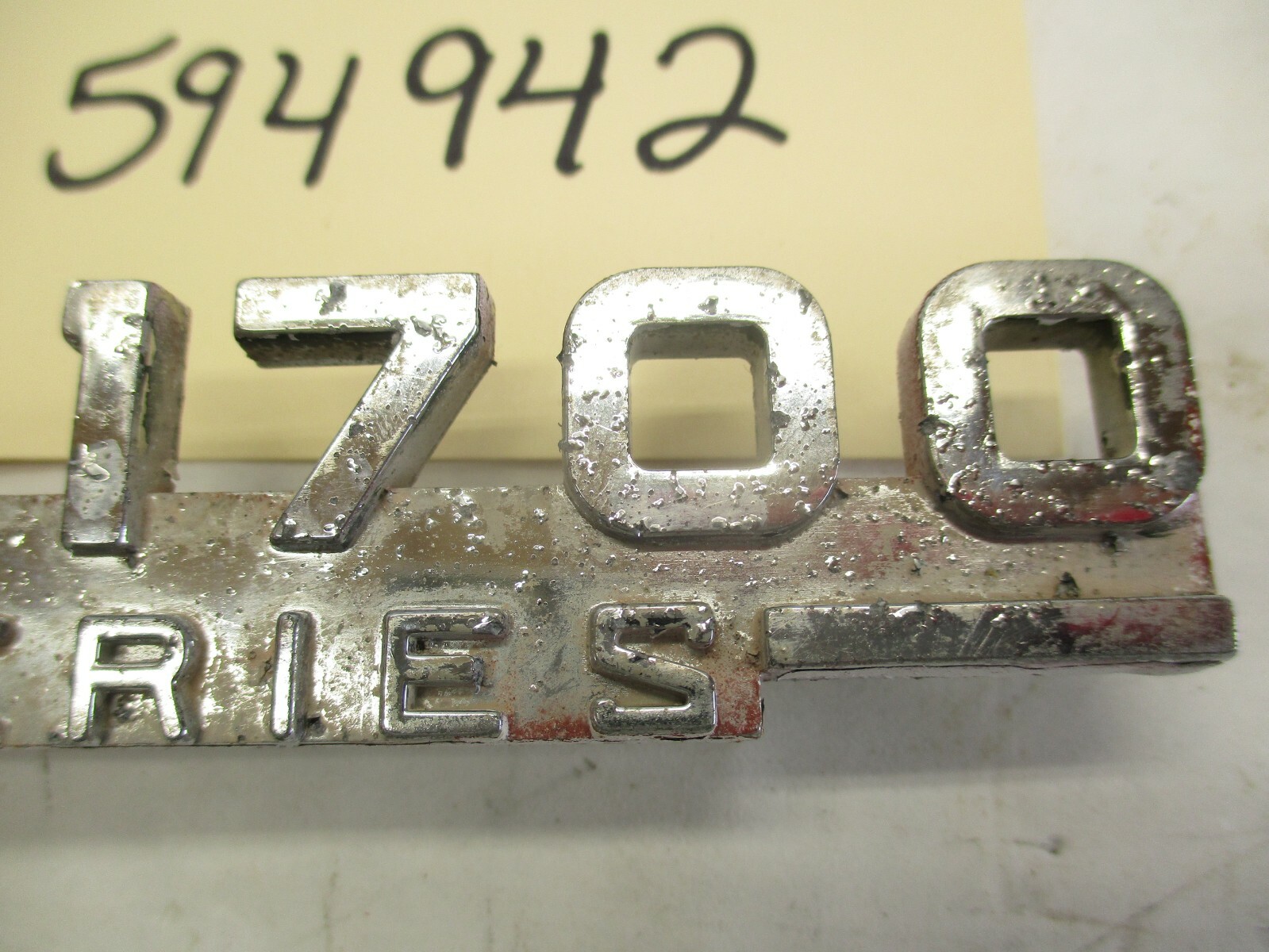 Vintage S-1700 Series Emblem Badge | eBay