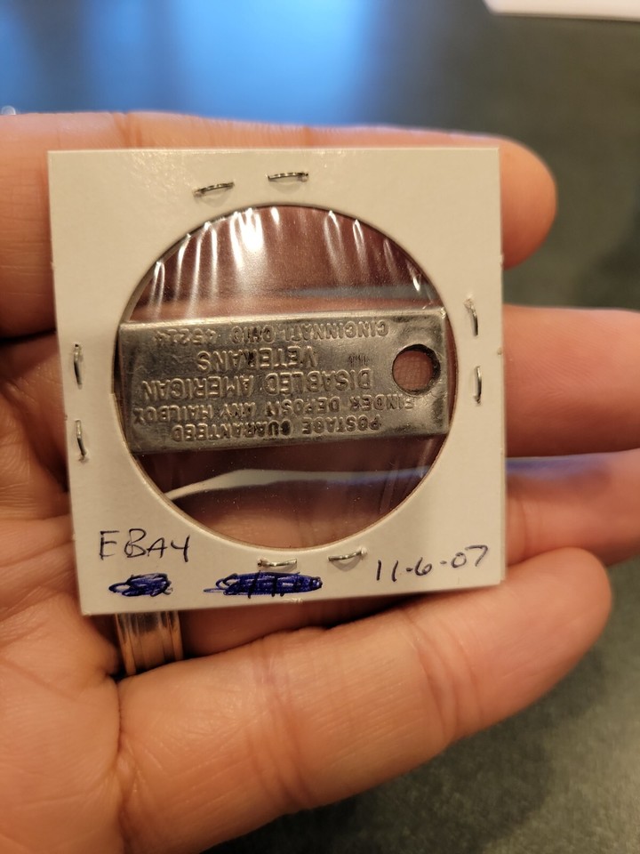 Vintage Michigan 1971-72 DAV Disabled Veterans License Plate fob Tag ...