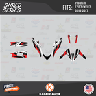Graphics Kit for YAMAHA FZ-07 MT-07 (2015-2017) Shred - Red | eBay
