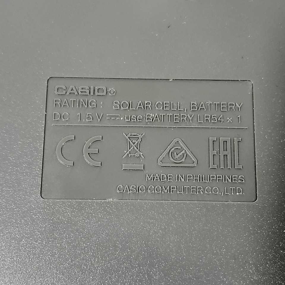 Casio MS-80B Solar Portable Desktop Tax and Exchange Calculator | eBay