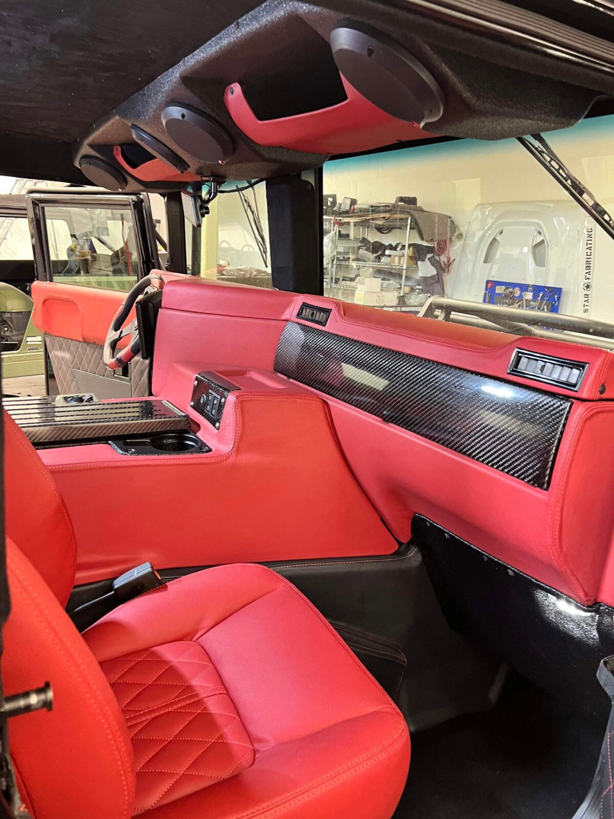 Hummer H1 Alpha Interior kit, Raw Plastic with all trim bezels HMMWV ...