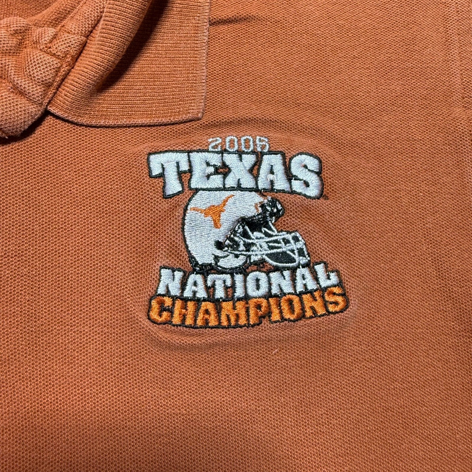 University Of Texas UT Longhorns Football 2006 National Champs Polo ...