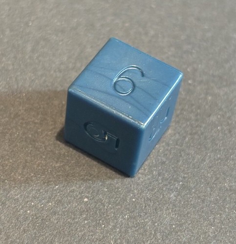 TSR D&D Dungeons & Dragons RPG Vintage Mentzer D6 Dark Blue Dice - Near ...