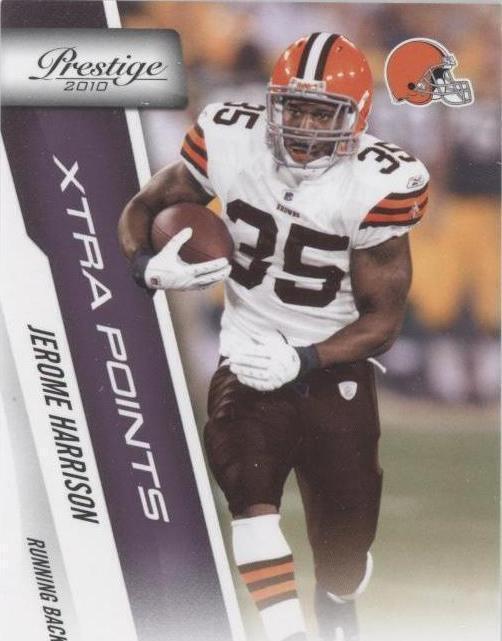 2010 Playoff Prestige - Jerome Harrison #48 Xtra Points Purple /50 for ...