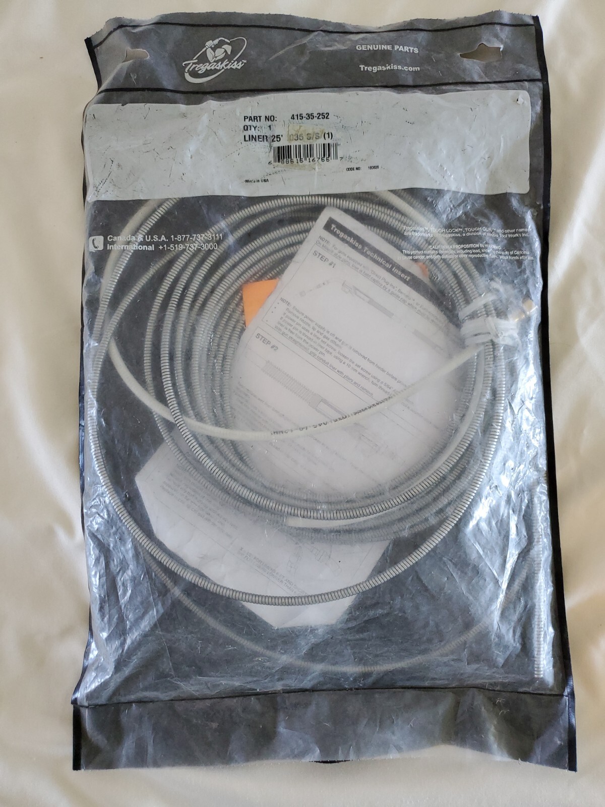 TREGASKISS WELDING LINER. 2)415-35-25 1)415-116-25 All 3 . for sale ...