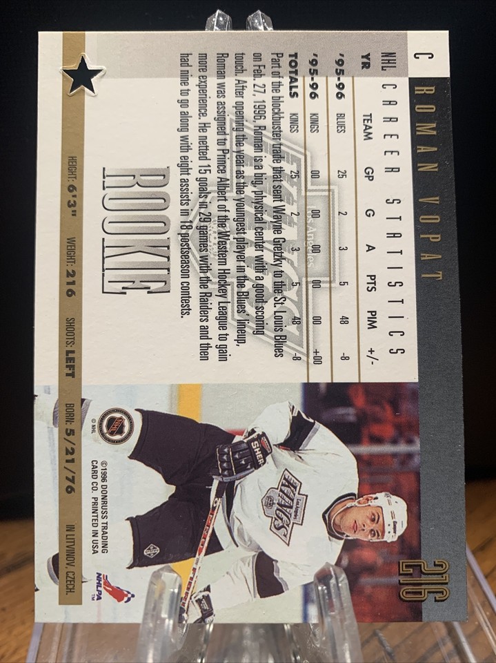 1996-97 Donruss Press Proof /2000 Roman Vopat #216 | eBay