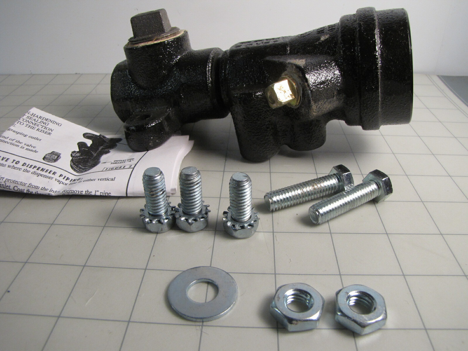 OPW 60VSP-1001 1" x 1-1/2" FNPT Poppeted Vapor Shear Valve NEW | eBay