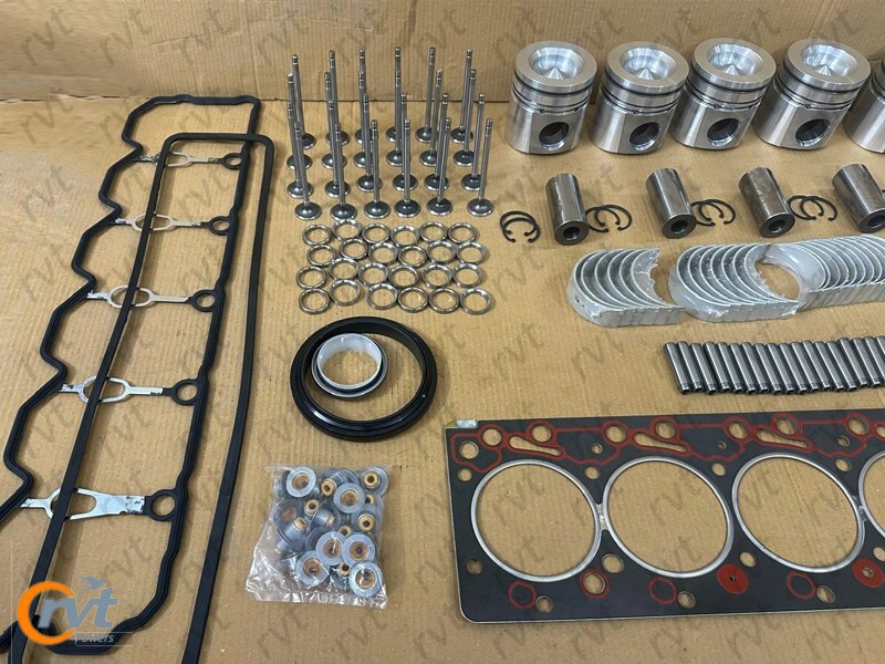 98.5 - 02 OEM Cummins REBUILD Kit w/ PISTONS MAINS RODS GASKETS 24V 5 ...