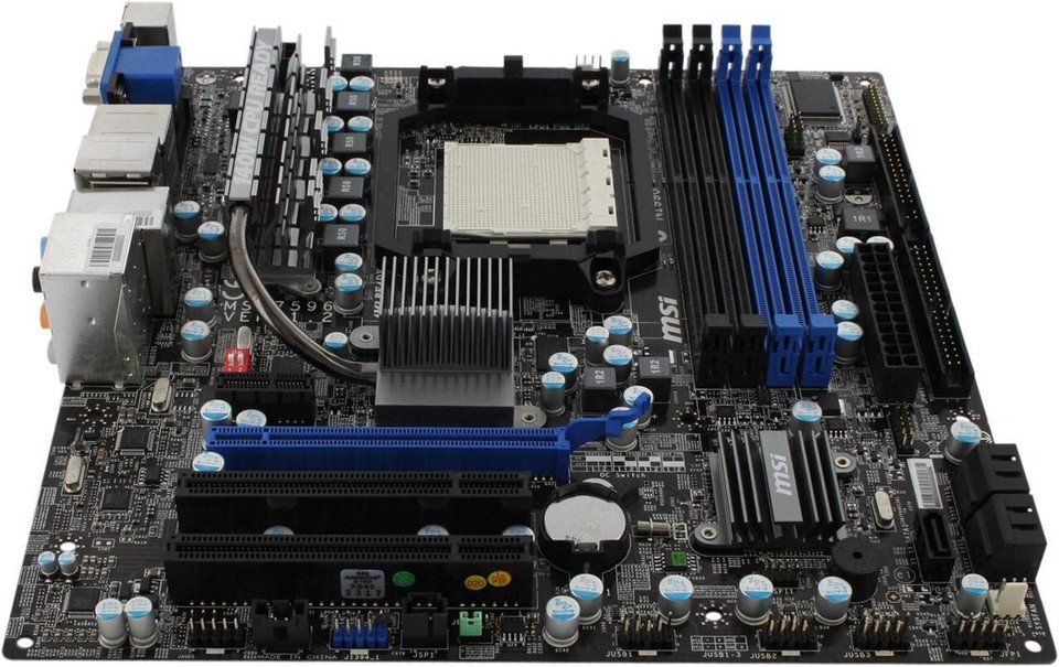 MSI 785GM-E65 MS-7596 AMD 785G HDMI Socket AM3 mATX Motherboard | eBay