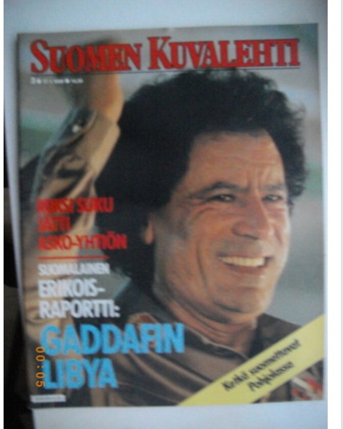 Gaddafi Libya 1986 Finnish Magazine | eBay UK