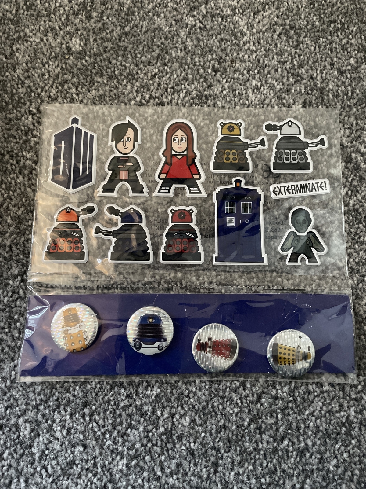 Doctor Who Badges and Stickers Sealed | eBay UK