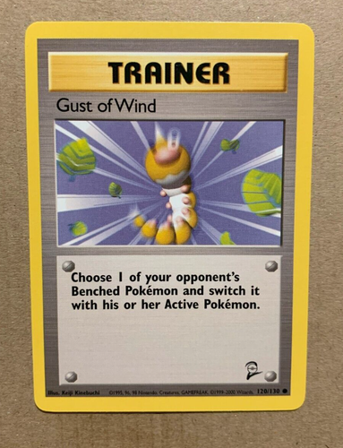 Gust of Wind 120/130 Base Set 2 - Common Pokemon Card - NM/Mint | eBay