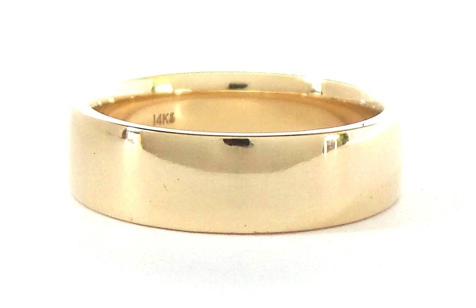 Stuller 14K Solid Yellow Gold Comfort Fit Wedding Band Ring - Size 9 ...