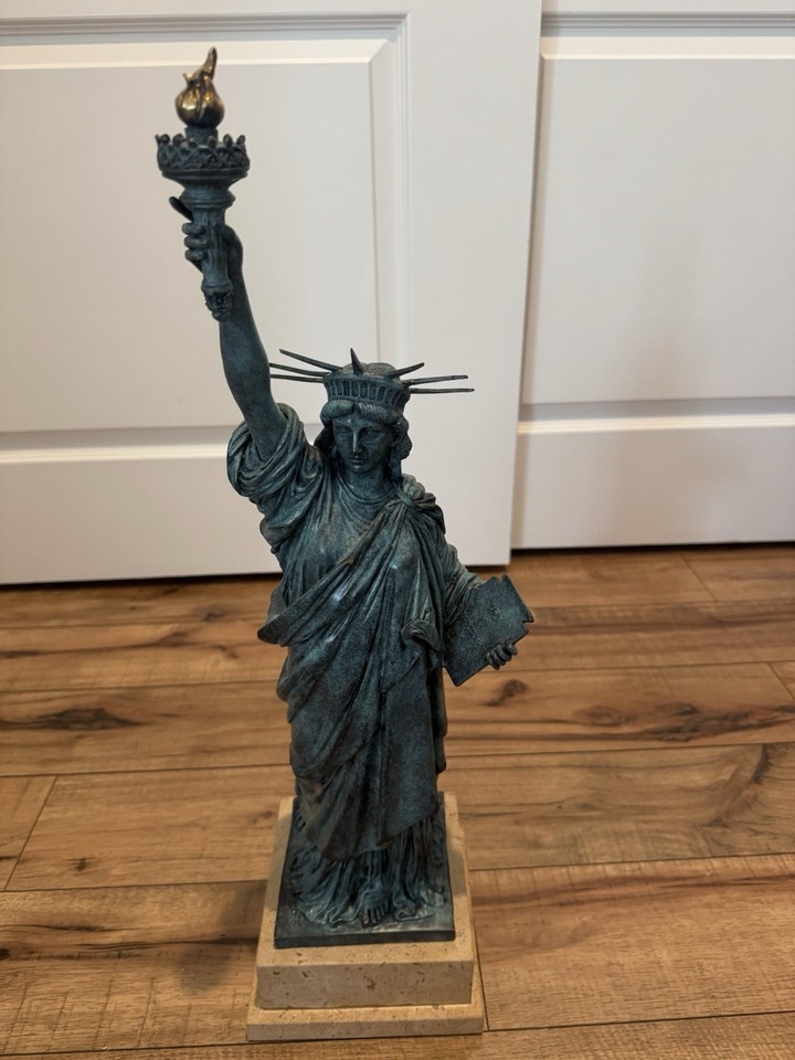 Statue of Liberty Bronze Sculpture Bronze Liberty USA Statue 24” tall ...