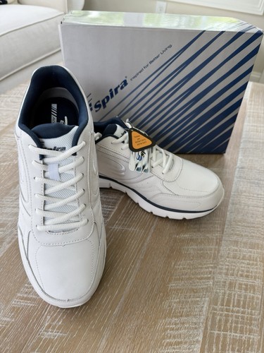 Spira Men’s White Wave Athletic Walkers Size 9 4E | eBay