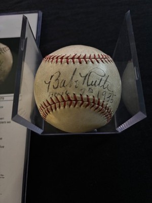 Babe Ruth Autographed Signed Baseball | eBay