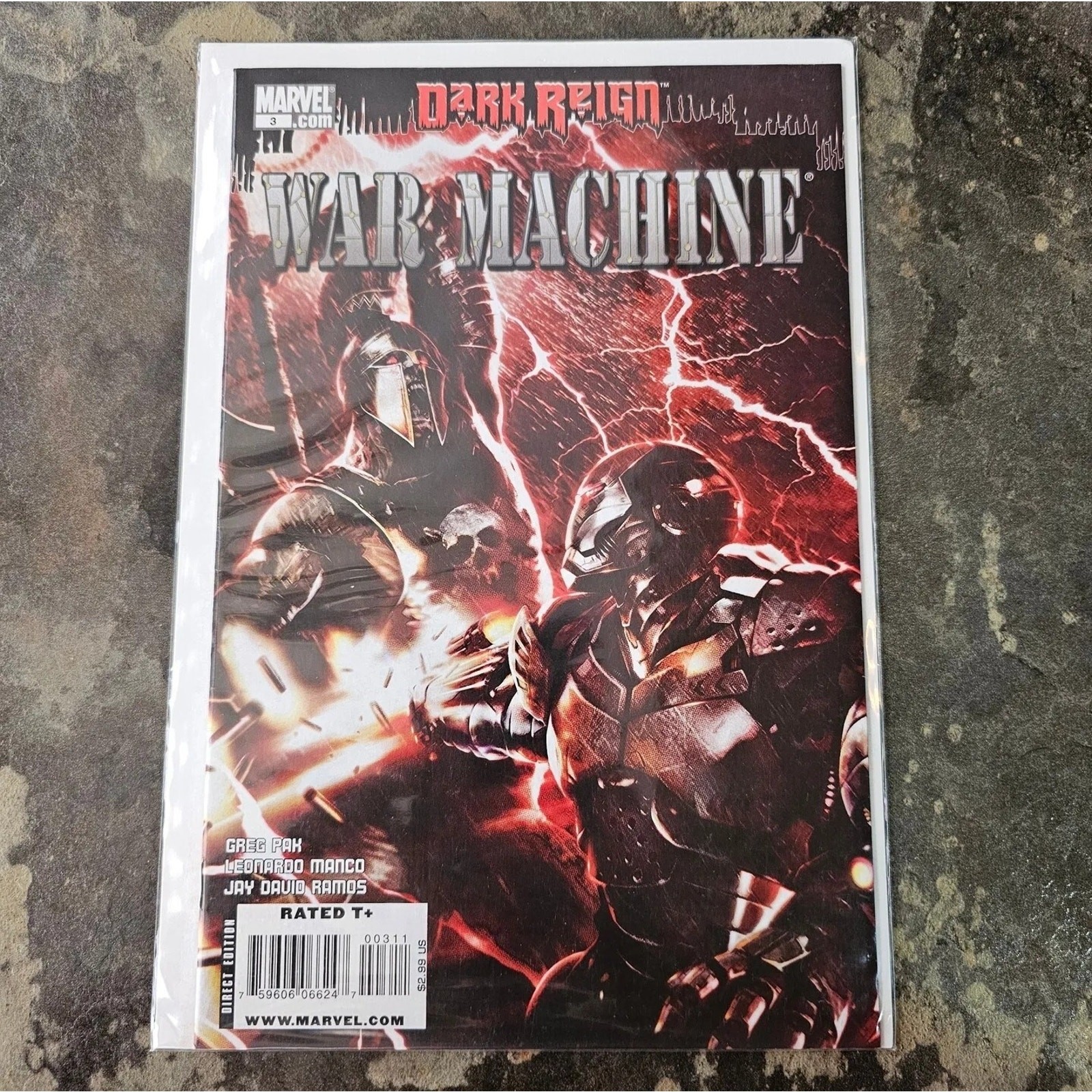 2010 Marvel Comics: DARK REIGN WAR MACHINE #3 | Rated T+ Comic Book ...