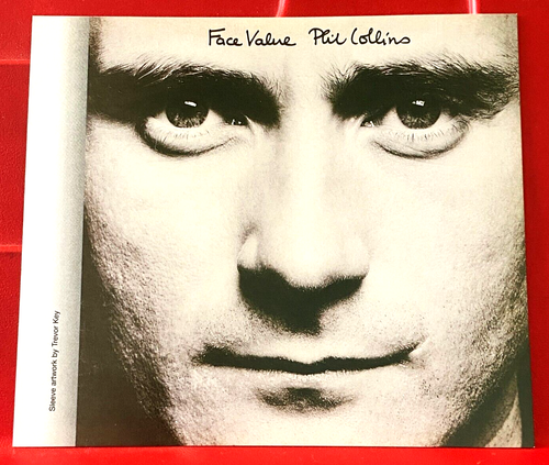 Phil Collins Face Value Album Cover Art PICTURE / PRINT 5.5" x 5" | eBay
