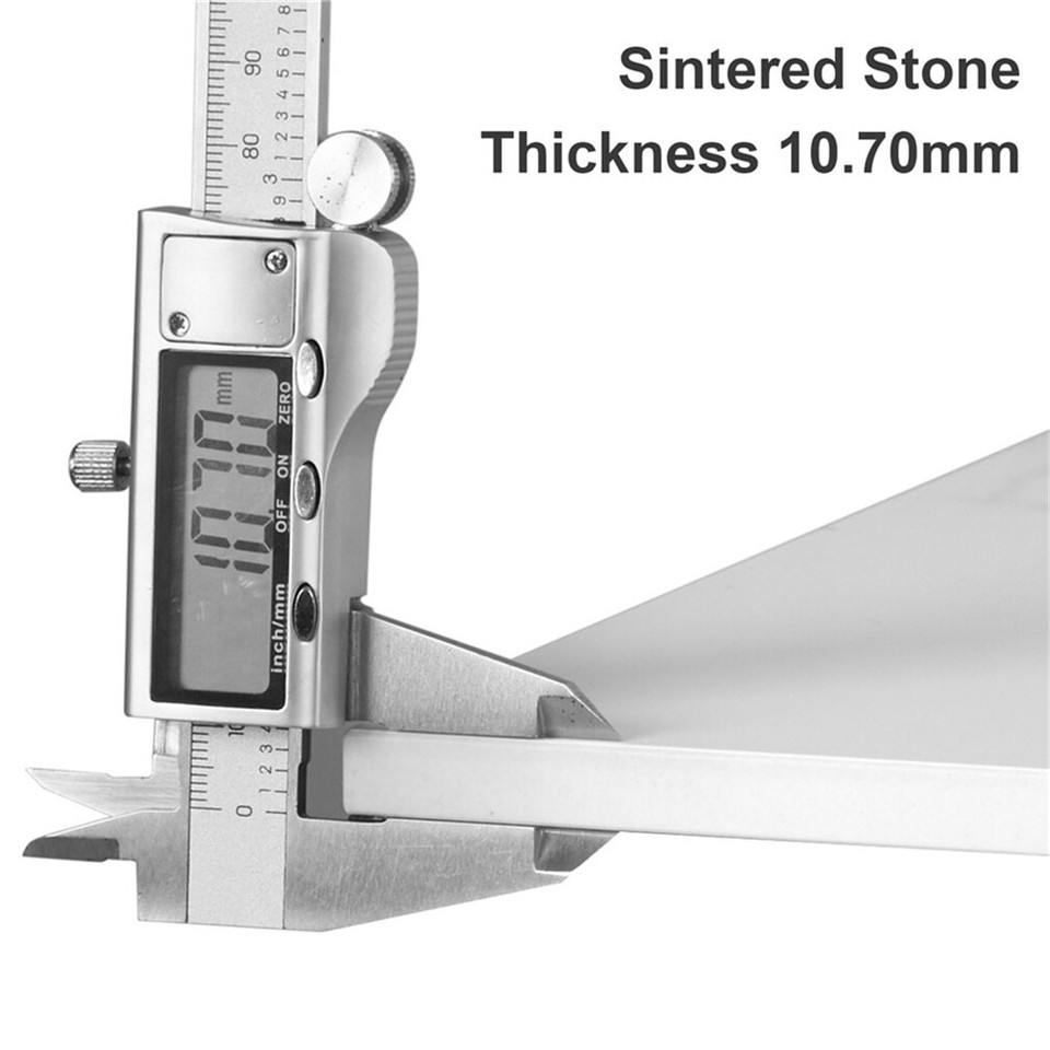 XXL Real Sintered Stone Dining Table Smooth Scratch-resistant Dining ...