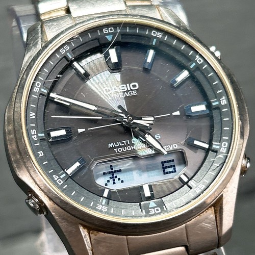 CASIO LINEAGE LCW-M100T Black Men's Wristwatch Used Japan | eBay