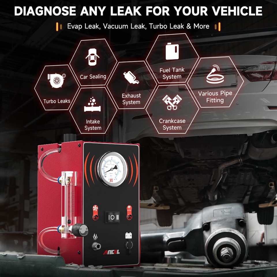Dual Mode EVAP Smoke Tester Automotive Smoke Leak Detector With Build ...
