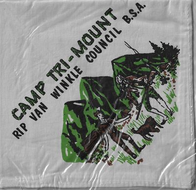 Camp Tri-Mount Rip Van Winkle Council BSA Neckerchief [NC-1630] | eBay
