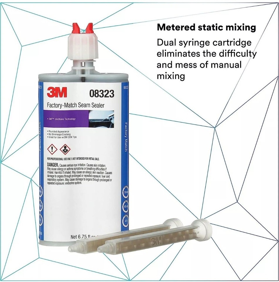 3M 08323 8323 FactoryMatch Seam Sealer Panel Glue Joint Adhesive 4/2025 ...