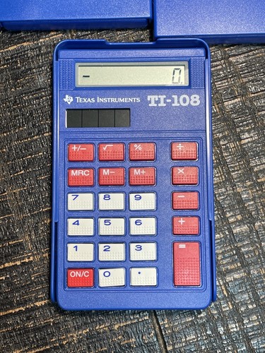 Texas Instruments TI-108 Classroom Solar Power Calculator Set | eBay
