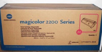 Original Konica Minolta QMS 1710471-003 Toner magenta magicolor 2200 ...