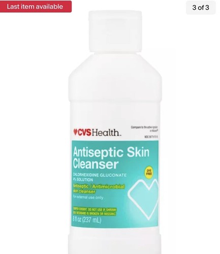 Antiseptic Skin Cleanser Chlorhexidine gluconate 4% Antimicrobial ...