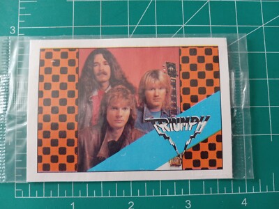 1985 Wonder Bread FAN CLUB Rock Stars TRIUMPH Group Band Card | eBay