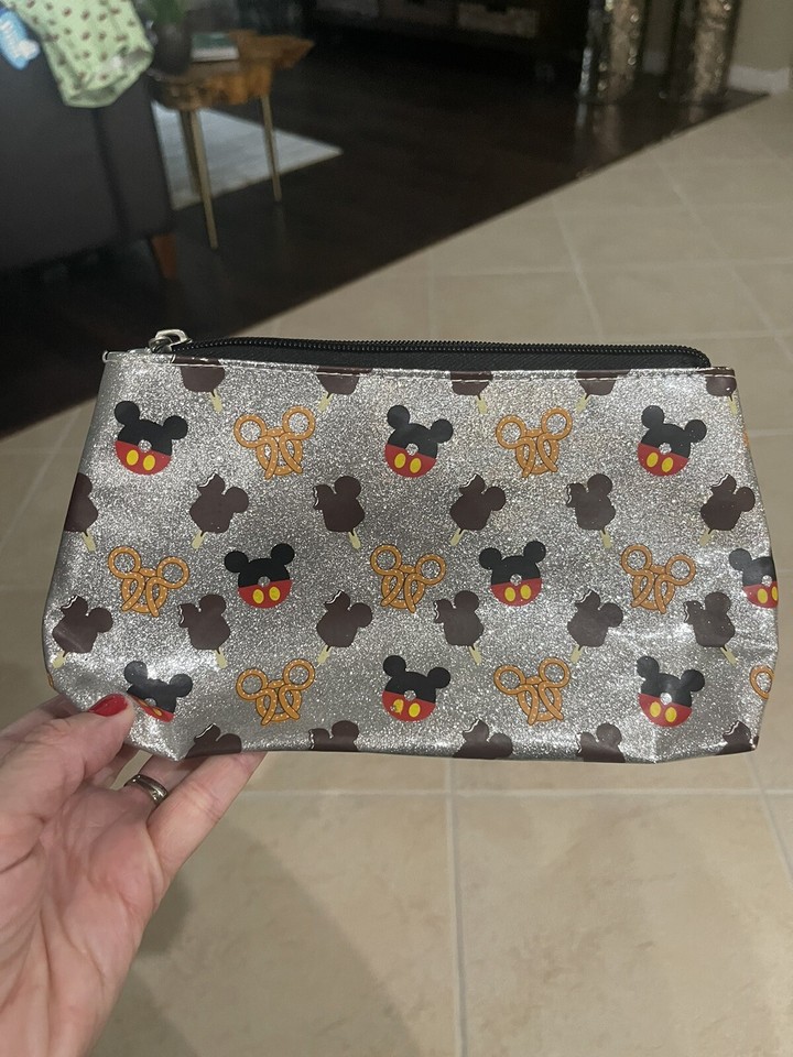 Disney Parks Mickey Snacks Money Pouch Cosmetic Makeup | eBay