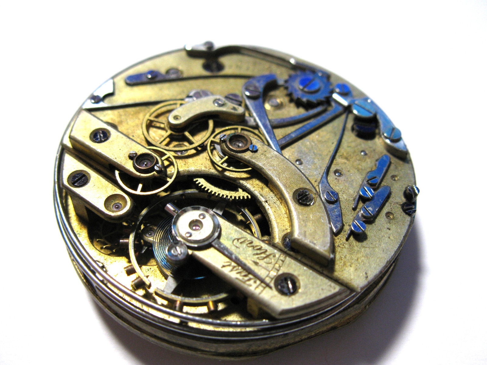 Antique Repeater Chronograph Pocket watch Movement | eBay