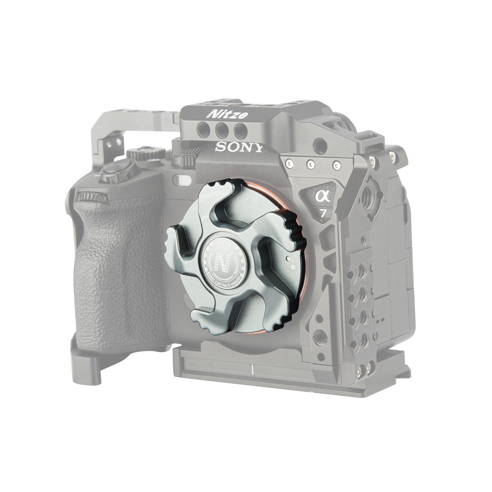 Nitze Metal Camera Body Cap for Sony E Mount (Gray) A7III A7II A6100 ...