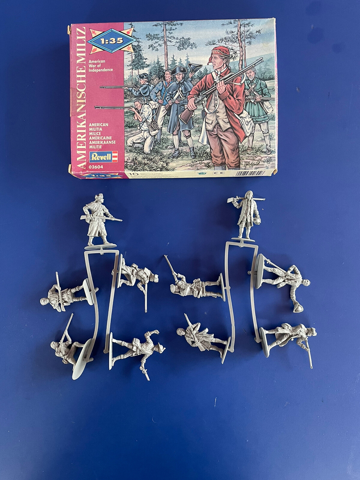 Revell Toy Soldiers American Militia, War of Independence 1:35 scale on ...