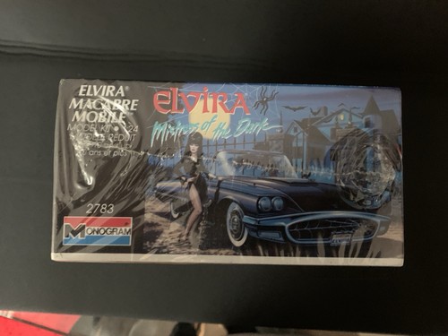 Monogram Elvira Macabre Mobile Vtg 1988 1:24 Model 1958 Ford ...