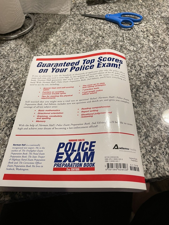 Police Exam Preparation Book : Guaranteed Methods to Score 80 Percent ...