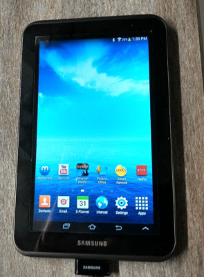 SAMSUNG GALAXY TAB 2 SCREEN 7" WIFI 8 GB SILVER BLUETOOTH MOD GT-P3113 ...