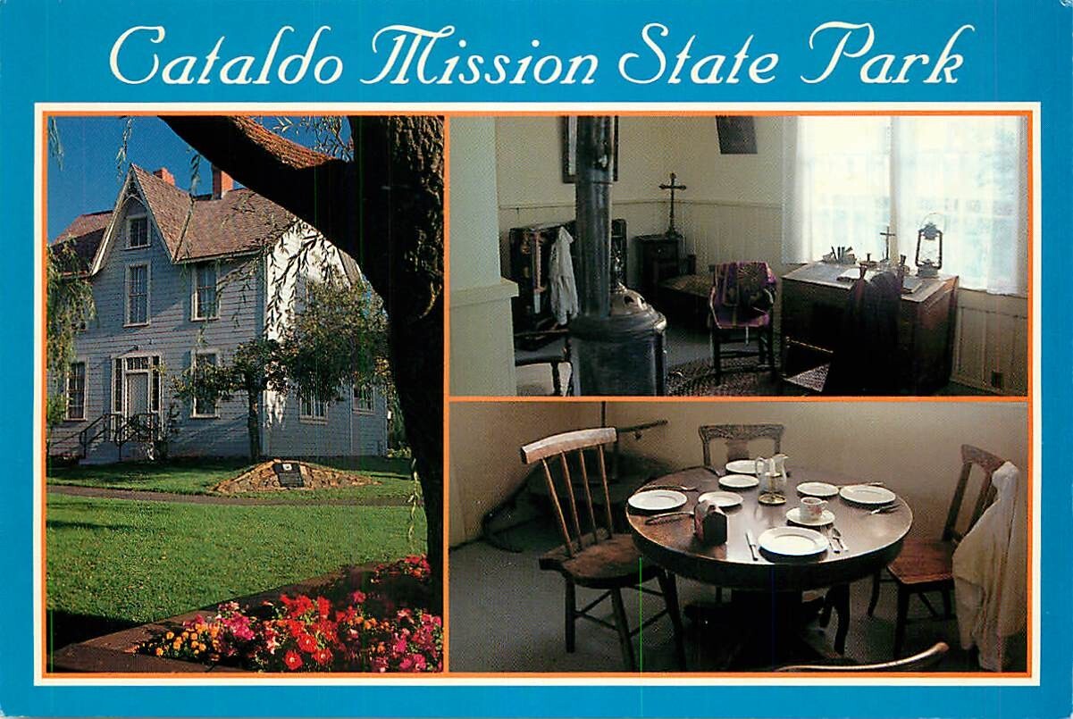 Postcard Parish House, Cataldo Mission, Cataldo, Idaho | eBay
