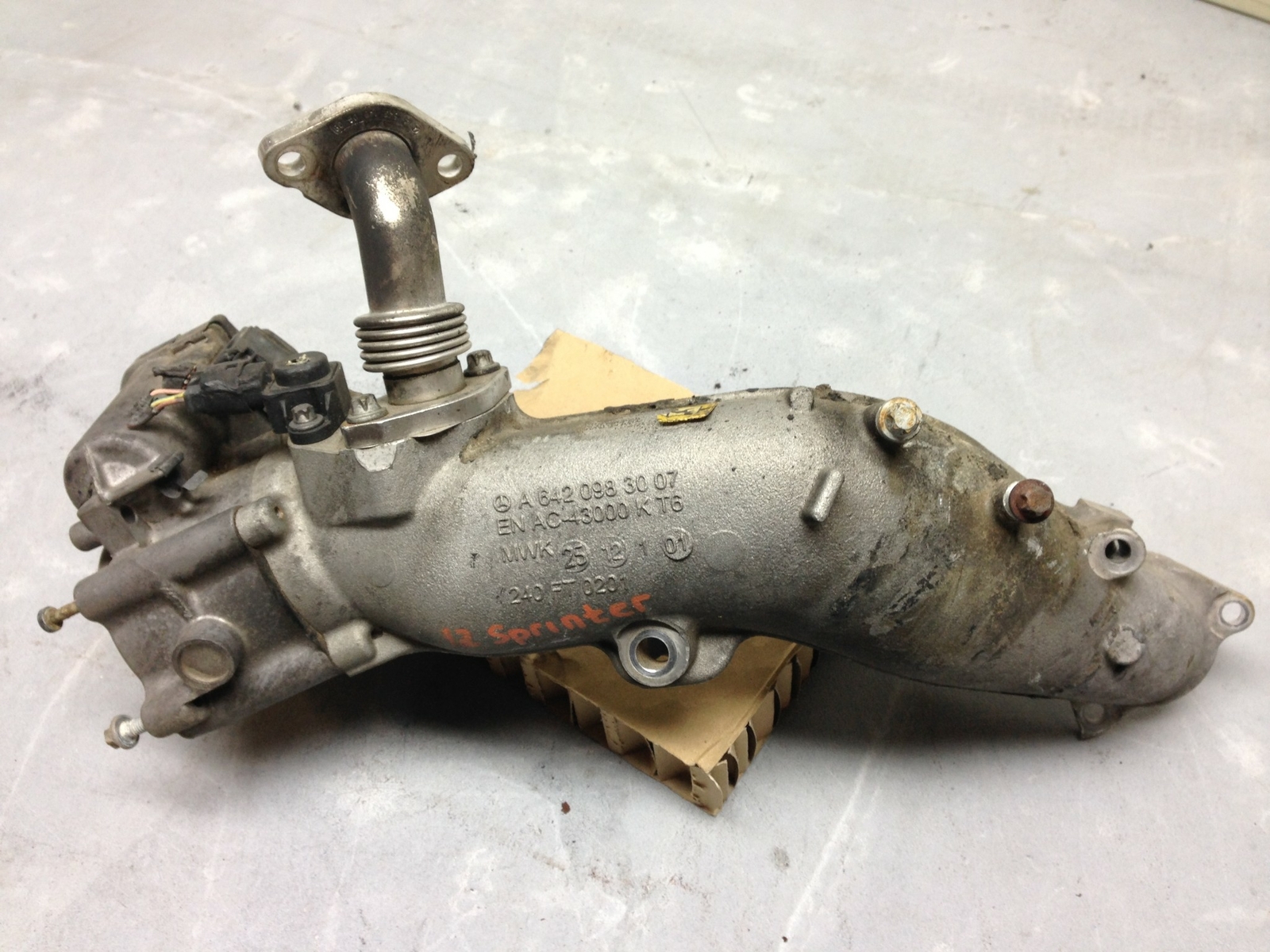 2007-2012 MERCEDES SPRINTER W906 INTERCOOLER TURBOCHARGER AIR INTAKE ...