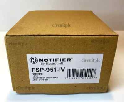 NOTIFIER FSP-951-IV SMOKE DETECTOR FSP951IV FIRE ALARM | eBay