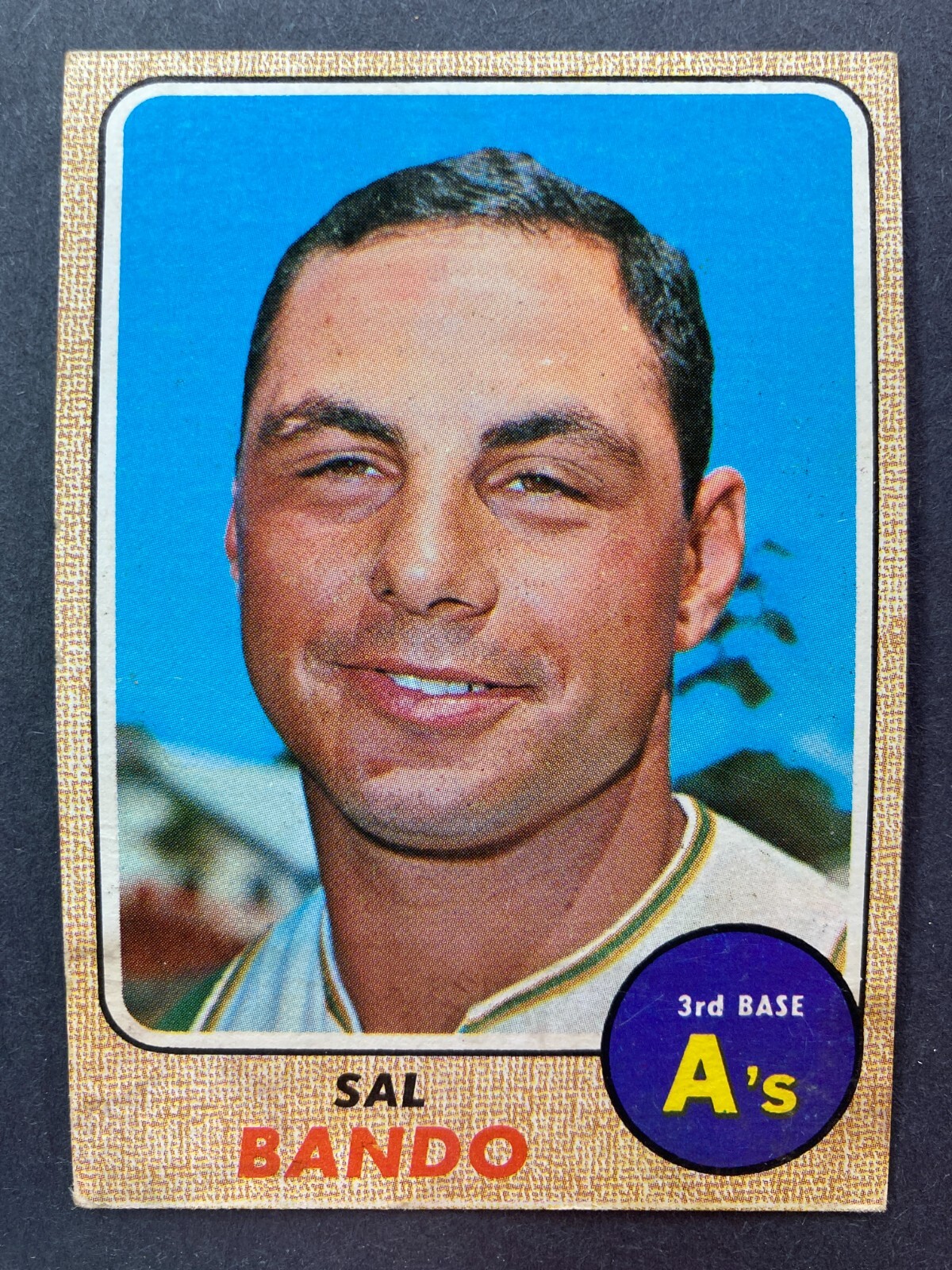 1968 Topps #146 Sal Bando (Oakland Athletics) | eBay