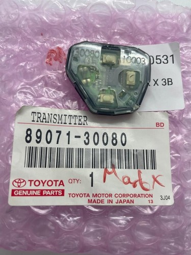 GENUINE Toyota Mark X Genuine Remote Transmitter 89071-30080 For 89070 ...