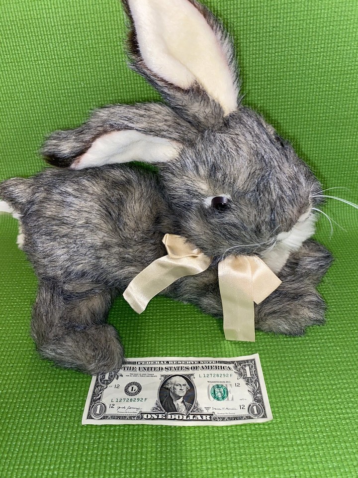 Walmart Easter Bunny Rabbit Realistic Plush Life Like Hare Stuffed ...